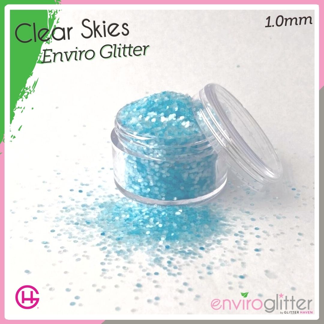 Clear Skies 🍃 Enviro Glitter | Translucent | Blue | Biodegradable – Glitter Haven
