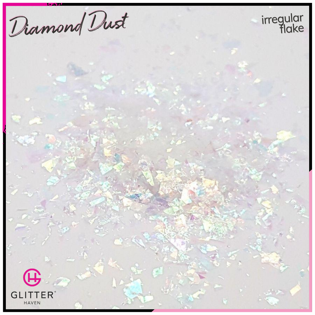 White Glitter: Diamond Dust Glitter | Cosmetic Grade | Glitter Haven ...