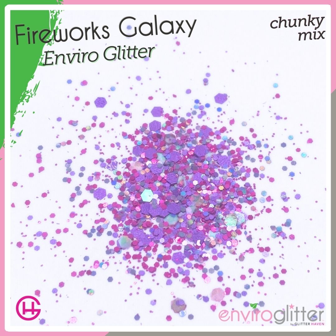 Fireworks Galaxy 🍃 Enviro Glitter | Compost Biodegradable Glitter ...