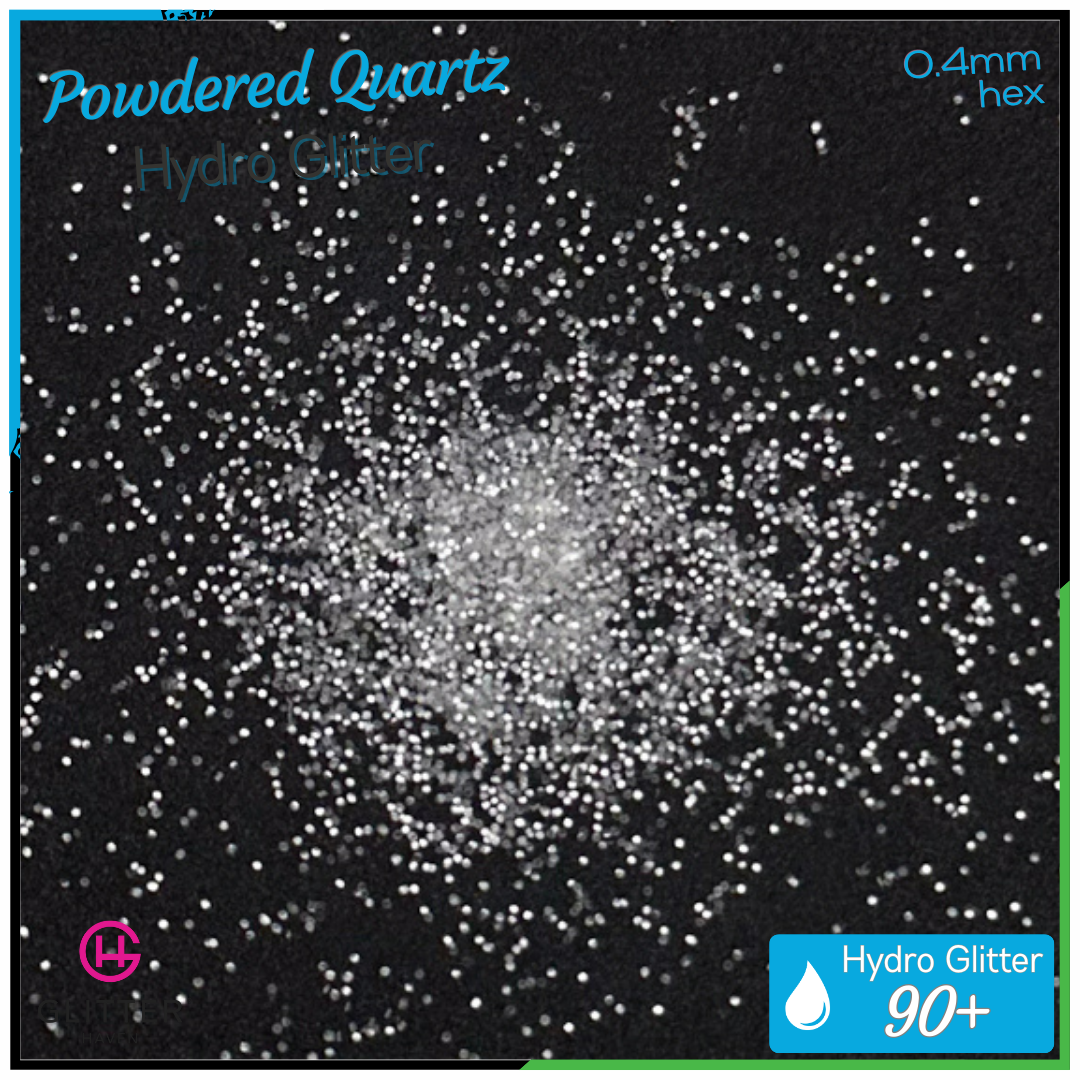 Powdered Quartz 💧 Hydro Glitter | Translucent Sparkle | Biodegradable ...