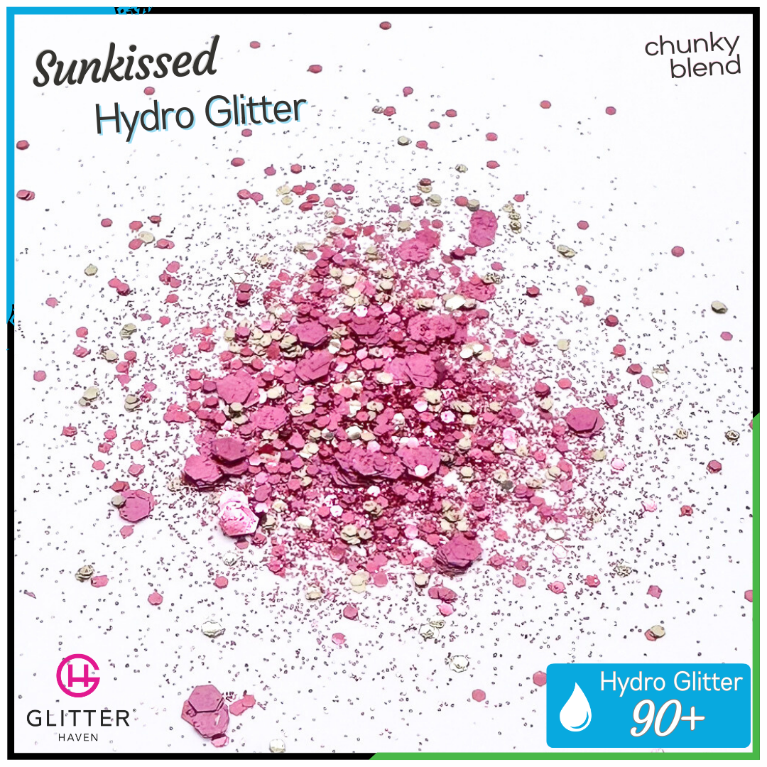 Sunkissed 💧 Hydro Glitter | Cosmetic Grade | Water-degradable Glitter ...